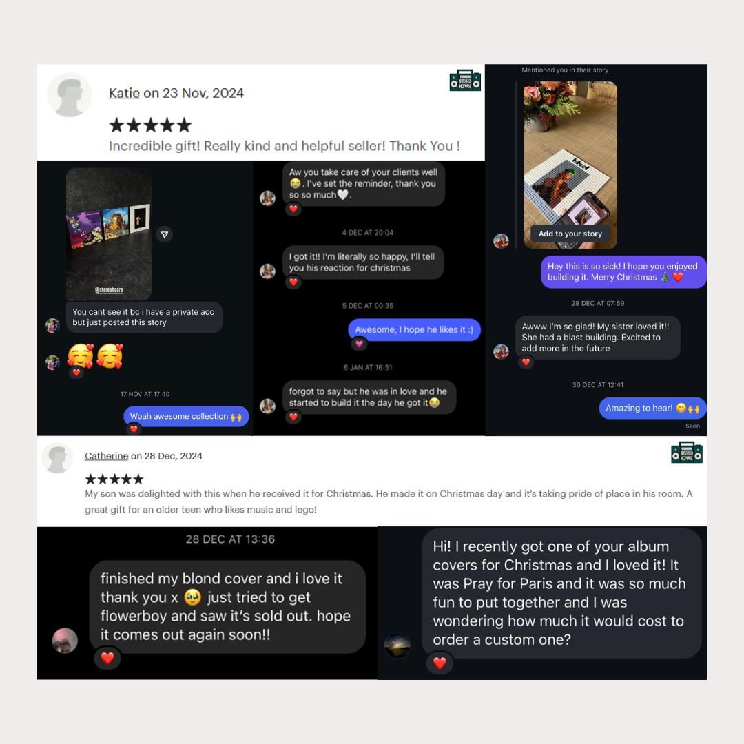 Self Control Buildable Brick Art – Stereo Hoare